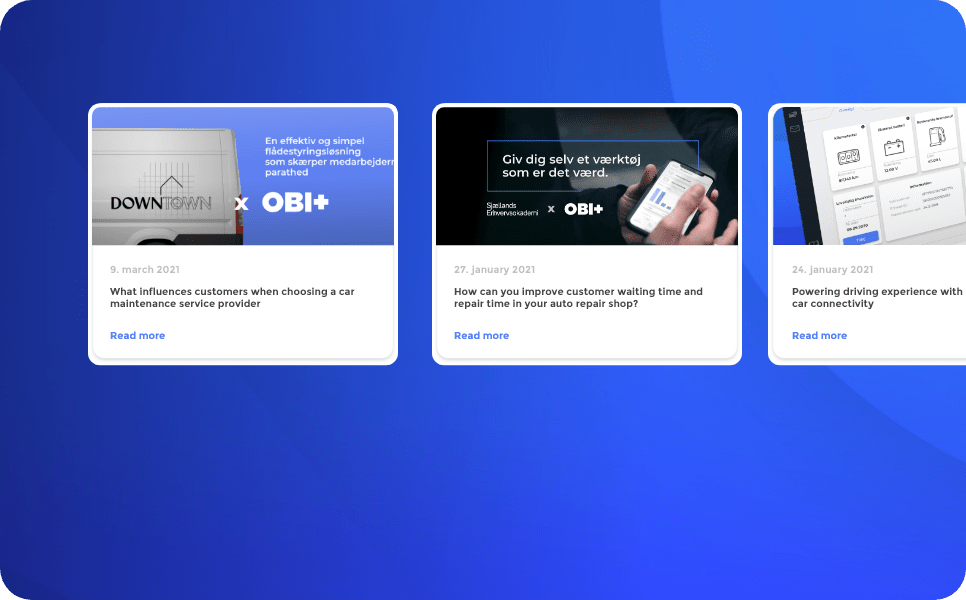 Connected car platform enabling services at a scale | OBI+